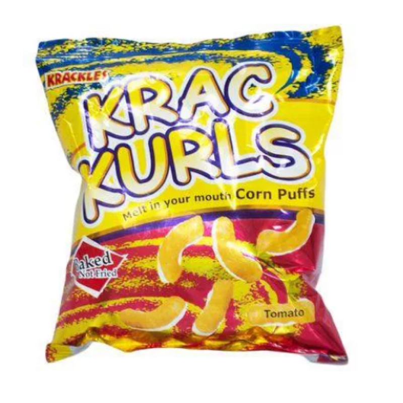KRAC SNACK CURLS TOMATO 25G